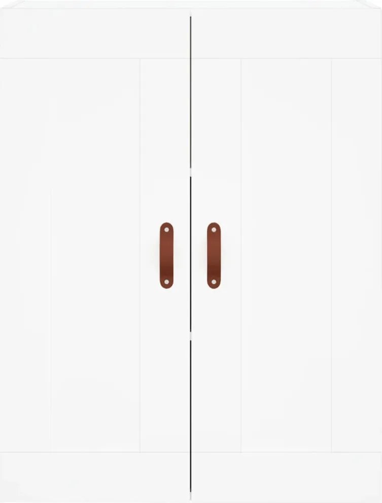 Skříň highboard bílá 69,5 x 34 x 180 cm kompozitní dřevo 3199913