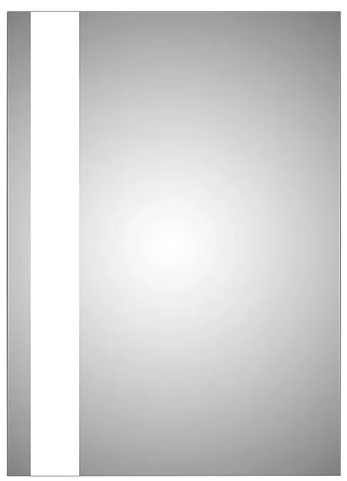 Zrcadlo s LED osvětlením Crystal Light, 70 × 50 cm
