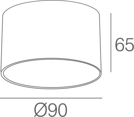 Stropní LED svítidlo T-LED LOXO 8W CRI90 CCT 3000K/4000K/5000K barva černá 105151