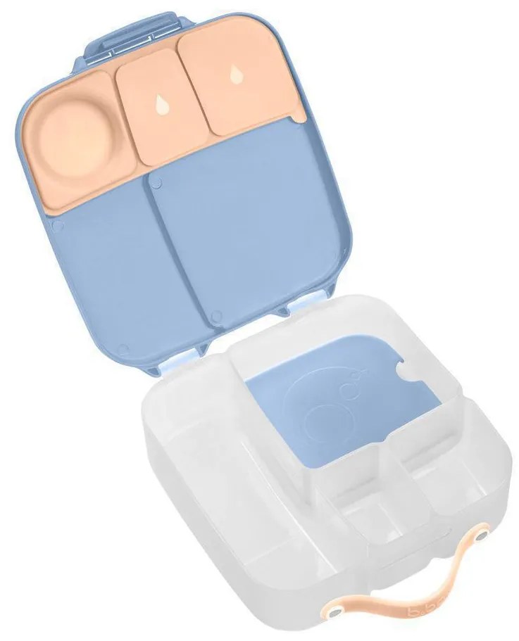 B.box Svačinový box velký Indigo/růžový