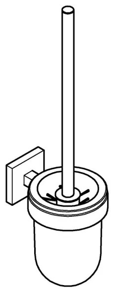 GROHE 409772430 - Souprava na čištění toalety START CUBE černá