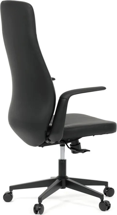 Kancelářské křeslo KA-T8325 BK, synchronní mechanismus, černá ekokůže (66 x 62) cm