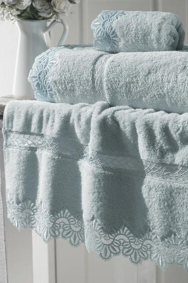 Soft Cotton Luxusní osuška VICTORIA 85x150 cm Mentolová, 580 gr / m², Česaná prémiová bavlna 100%