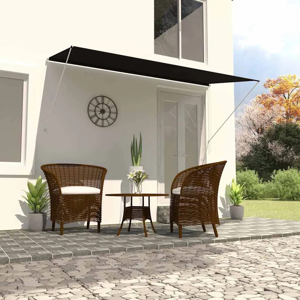 Zatahovací markýza antracitová 250 x 150 cm 143760