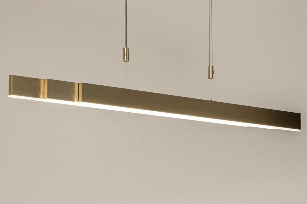 Závěsné designové LED svítidlo nad stůl Corciano Gold Trio 200