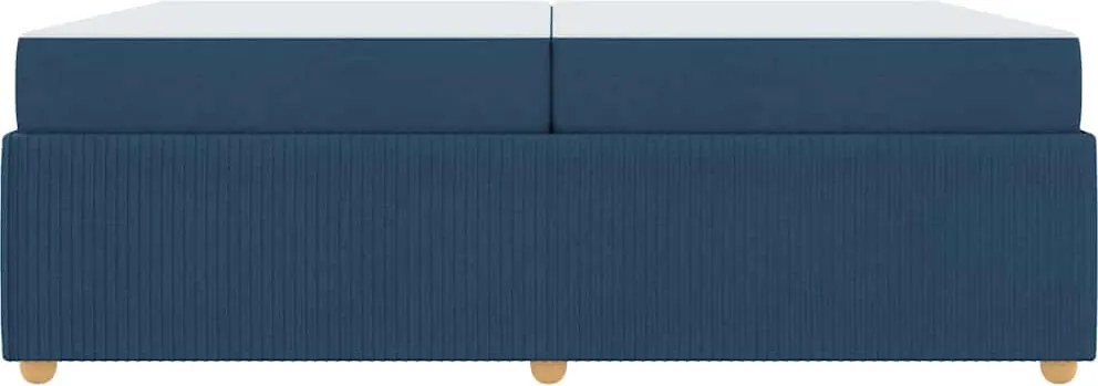 Rám postele Modrá 200 x 200 cm textil 3398437