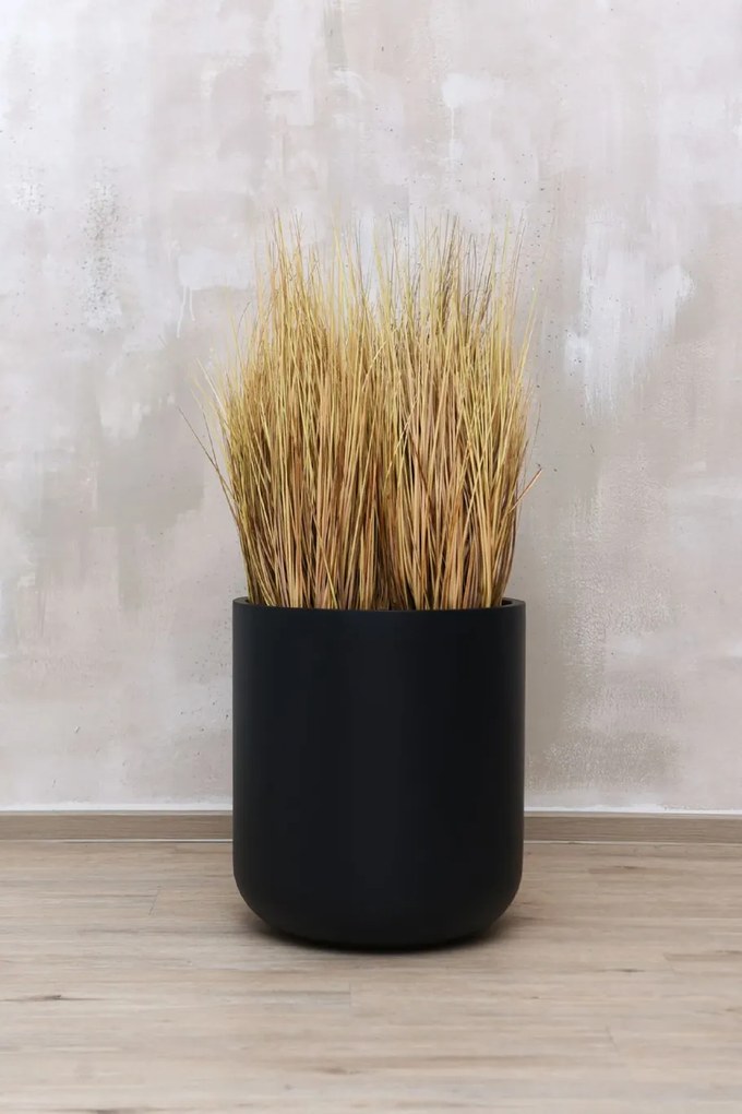 Květináč CHICO, sklolaminát, průměr 45 cm, antracit