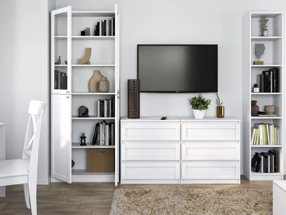 TPS Vitrína Pafos 2D2S 80 cm, bílá