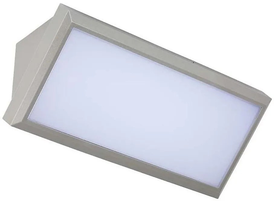 LED Venkovní nástěnné svítidlo LED/20W/230V 6400K IP65 šedá