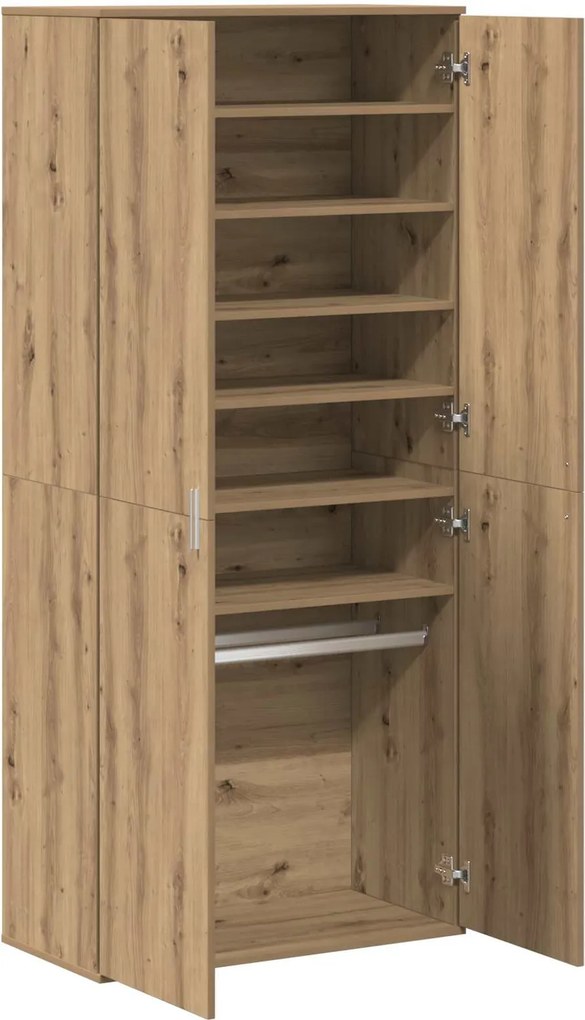 Vysoký bufet 80 x 39 x 178 cm Kompozitní dřevo Dub artisan 3365571