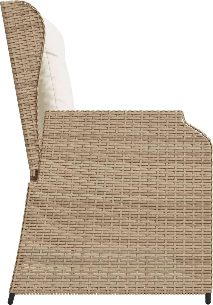 Zahradní lavice Béžová polyratan 3394453