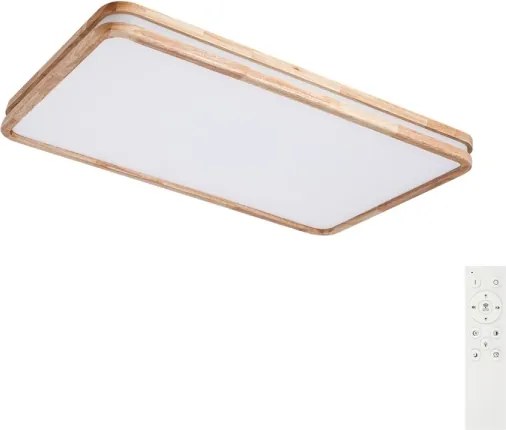 BRILAGI - LED Stmív. svítidlo MOLINA SQUARE LED/128W/230V dub 90x60 cm + DO