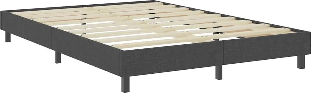 Postel boxspring šedá textil 160 x 200 cm 287457