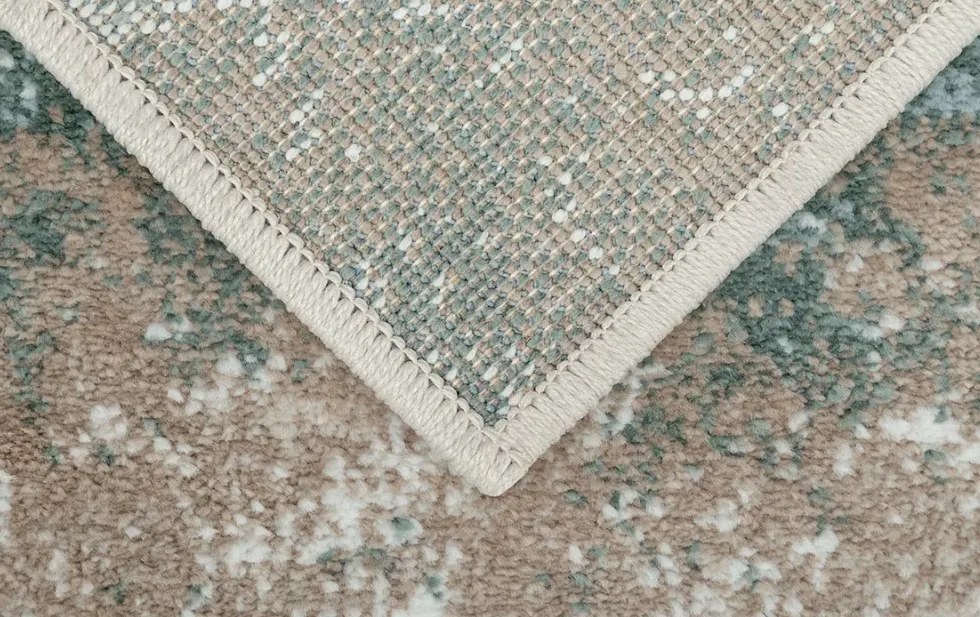 BRINTONS AGNELLA Kusový koberec SENSI FIUME Light Beige BARVA: Vícebarevný, ROZMĚR: 80x150  cm