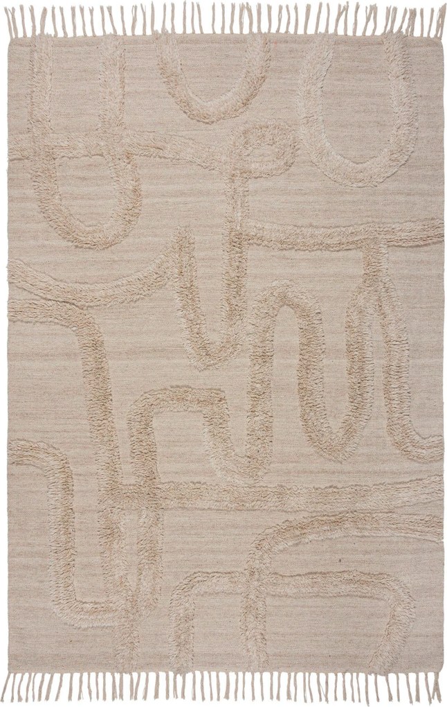 XXXLutz VLNĚNÝ KOBEREC, 120/170 cm přírodní barvy Flair Rugs - Online Only koberce & rohožky - 003165045801