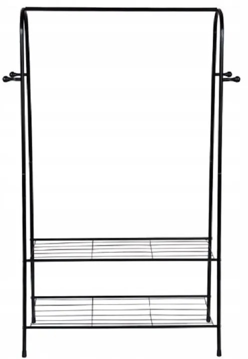 SUPPLIES G399 stojan na oblečení 150 cm - černá barva