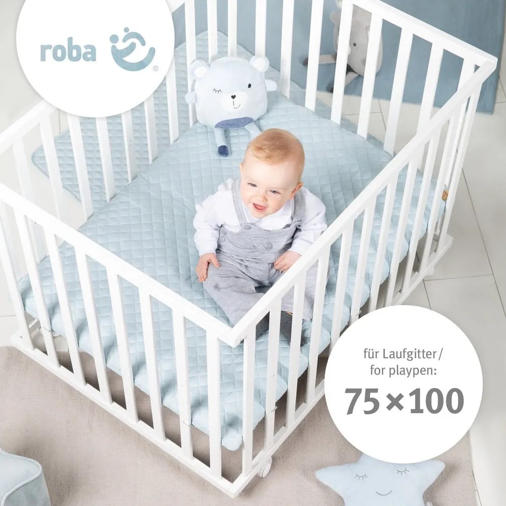 Pěnová dětská matrace s odnímatelným potahem 95x70 cm Safe Asleep® – Roba