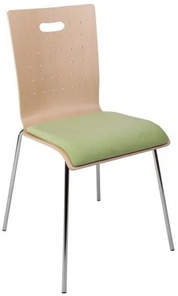 ALBA - Židle TULIP s čalouněným sedákem