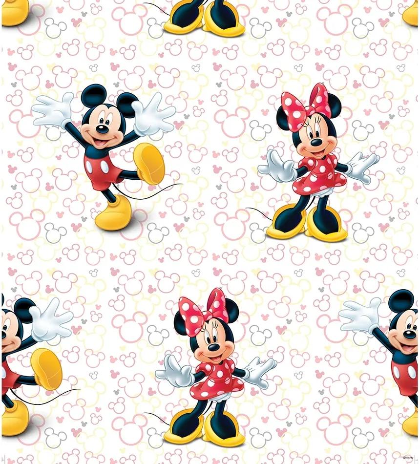 AG Art Dětská fototapeta Mickey a Minnie, 53 x 1005 cm