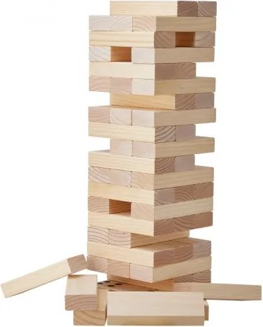 Hračka Tumbling Timber hračka 60 bloků Giant Tumble Věž Blocks Hra Taška