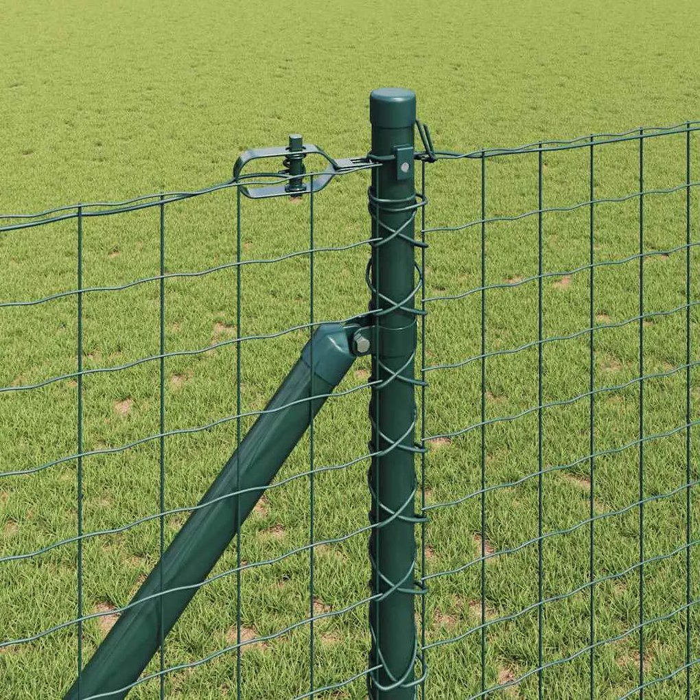 Evropský plot se hroty 10 x 1,2 m Ocel potažená PVC Zelená 3350540