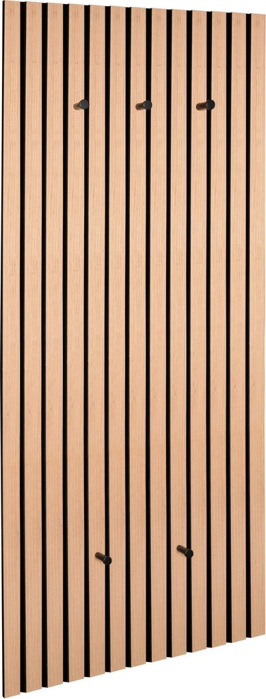 XXXLutz ŠATNÍ PANEL, černá, dub artisan, 50/125/7 cm Xora - Šatní panely - 001234013001