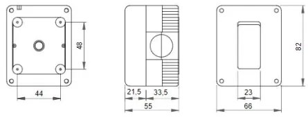 Gewiss 27 Combi skříňka IP40 1M šedá GW27001
