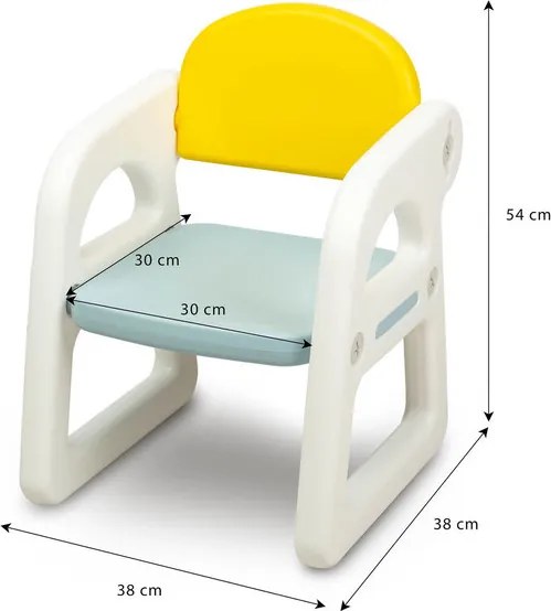 Dětská tabule s křesílkem TED Toyz grey