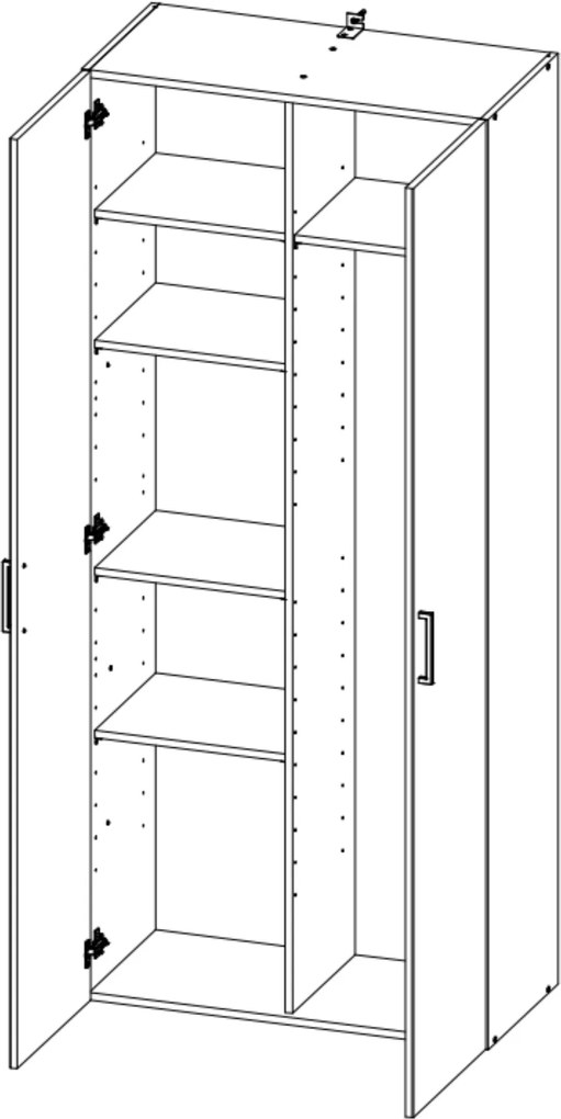 Sconto Víceúčelová skříň MULTIRAUMKONZEPT 642, buk