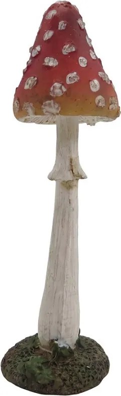 Dekorativní figurka muchomůrka - Ø 4*13 cm
