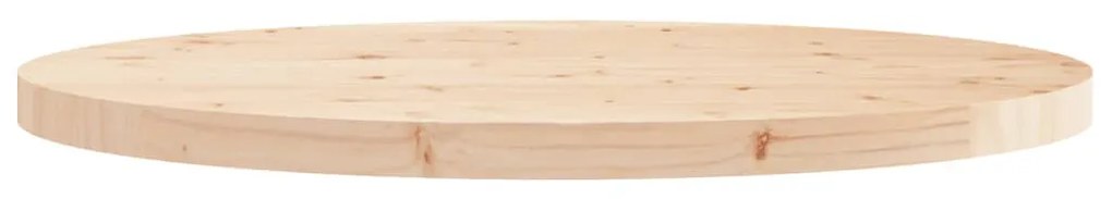 Stolní deska kulatá Ø 80 x 3 cm masivní borové dřevo - Default Title
