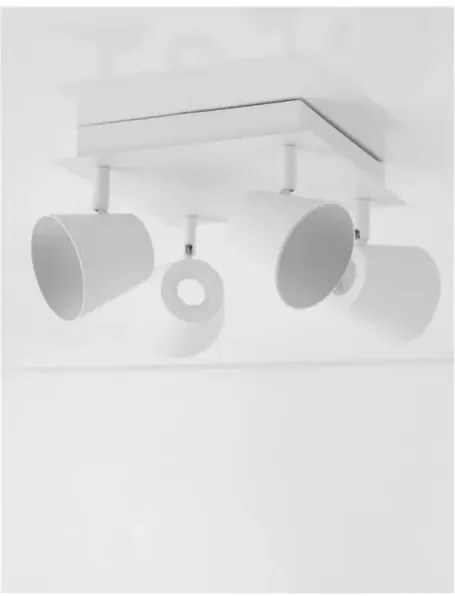 Designové bodové svítidlo Gropius 22 bílé