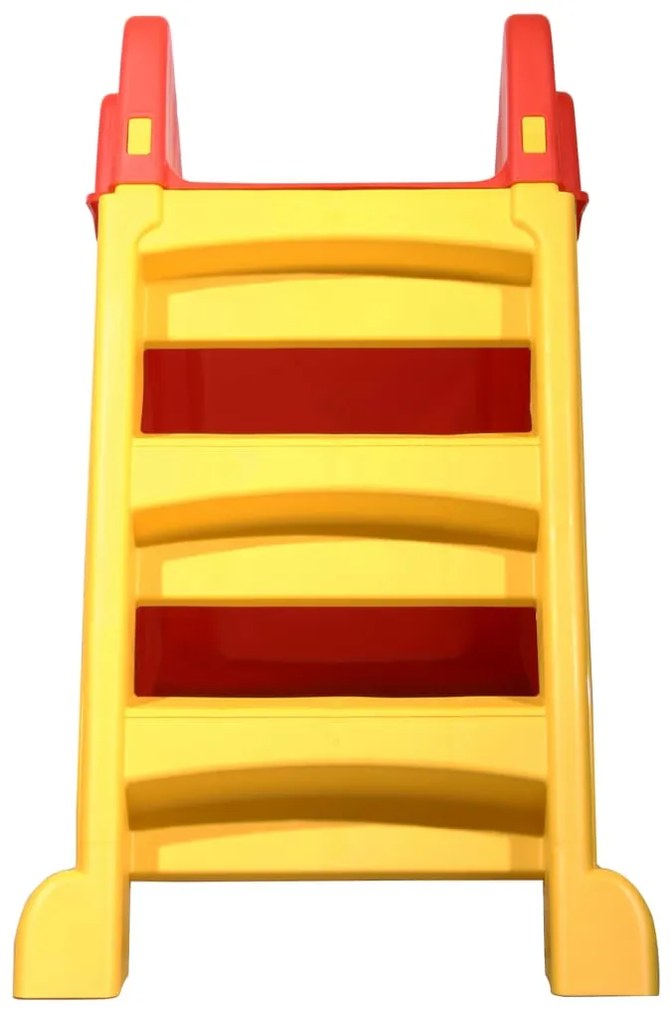 Skládací skluzavka pro děti dovnitř i ven červená a žlutá - Default Title