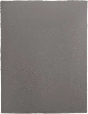 HOMCOM koberec 200x140 cm, koberec s dlouhým vlasem, pratelný v pračce, protiskluzový, umělá kožešina, světle šedý