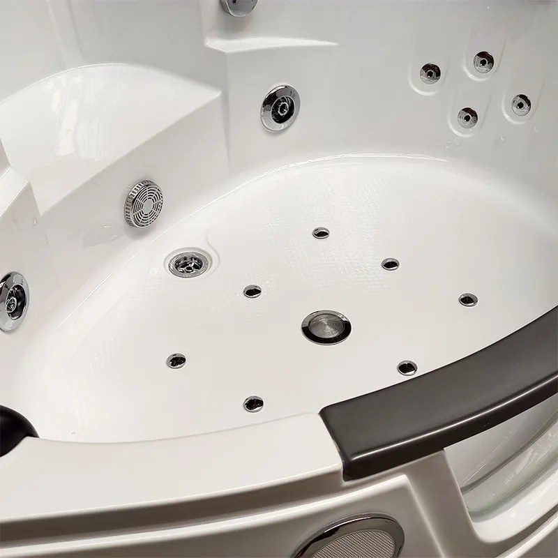BPS-koupelny Hydromasážní vířivá vana Orino 632 135x135 s ohřevem vody