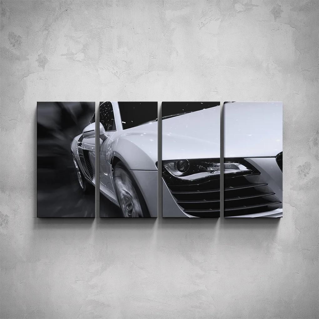 4-dílný obraz - Audi - detail - PopyDesign