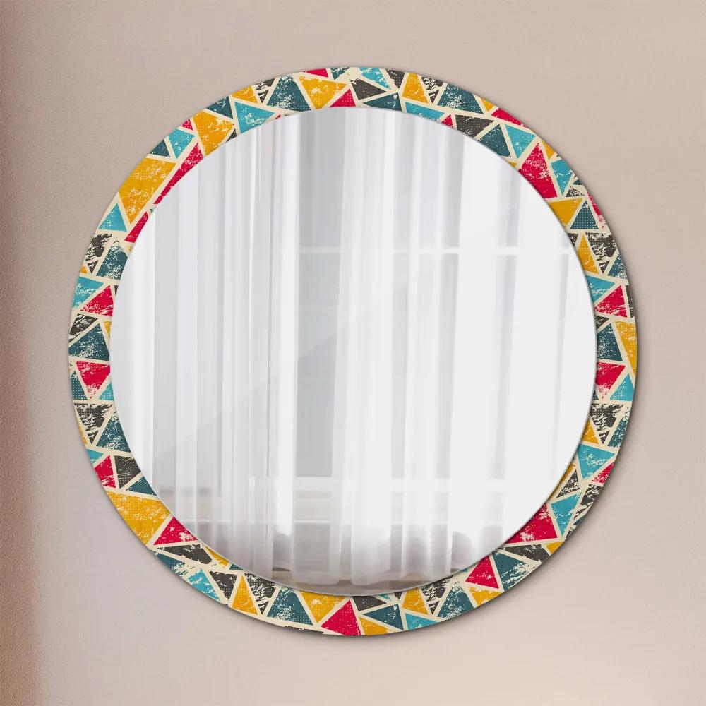 Kulaté dekorativní zrcadlo Retro složení fi 100 cm