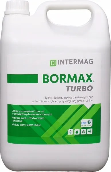 Bormax Turbo 5L kapalné listové hnojivo obsahující 150 g boru v litru XL