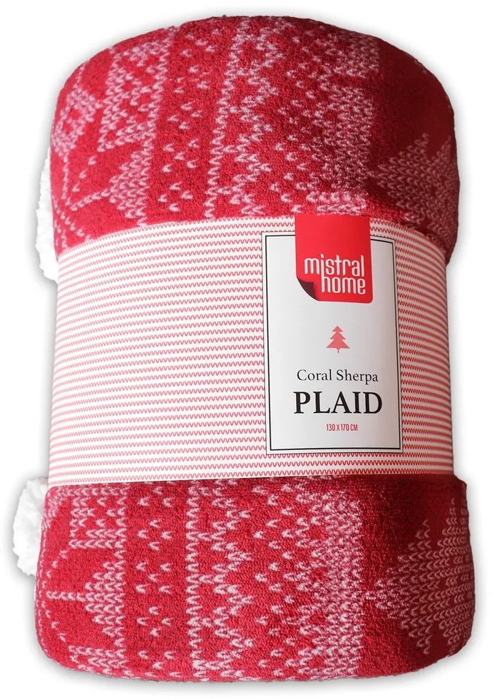 Pléd Mistral Home beránek PINETREE KNIT 130x170 cm