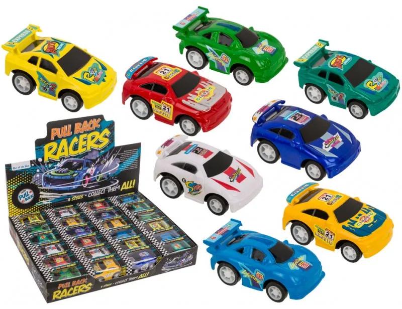 475919 Mini závodní autíčko pro děti - Pull Back 5,5x4 cm Světle modrá