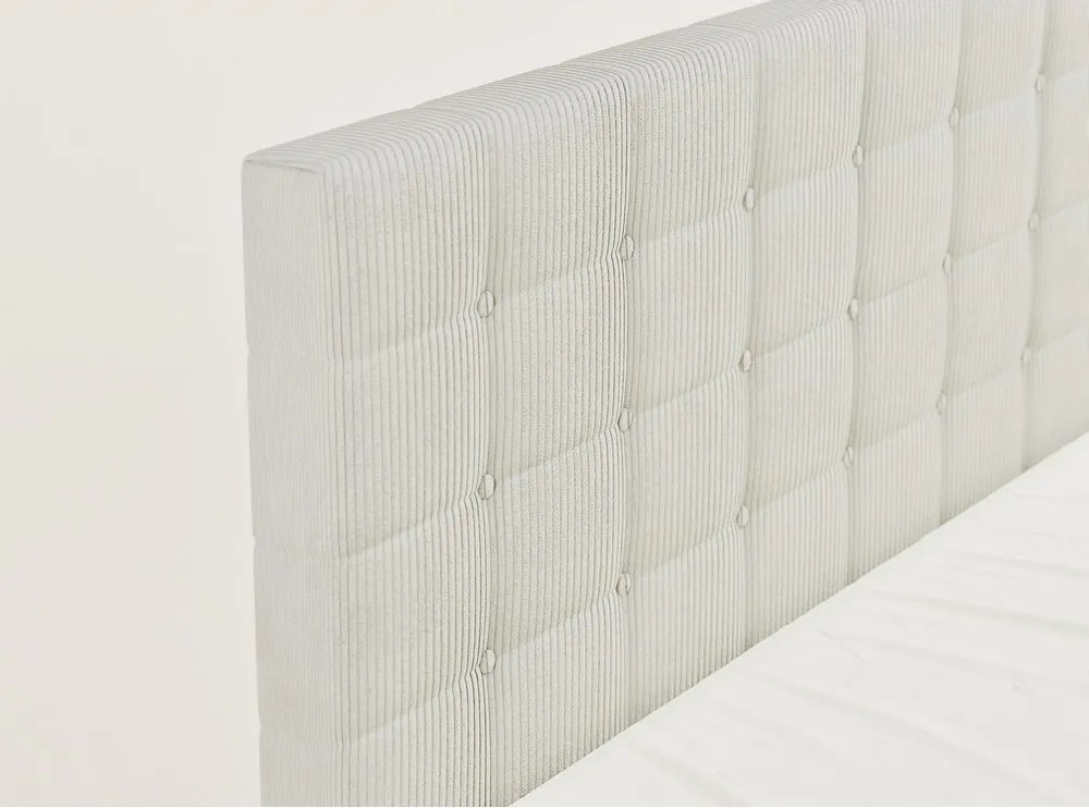 Krémová boxspring postel s úložným prostorem 160x200 cm Tasca – Maison de Rêve