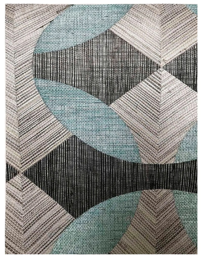 Conceptum Hypnose Kusový koberec WOOSONIL047, Modrá Rozměr koberce: 80 x 150 cm