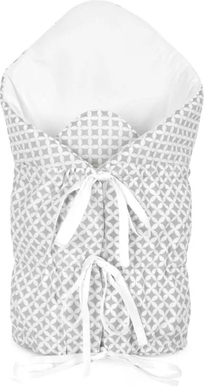 Bellatex Zavinovačka Šedá,Bílá 75x75 cm