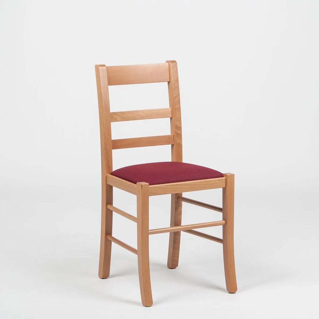 STIMA Židle FURLA s čalouněným sedákem tmavě hnědá LUX terracotta 10