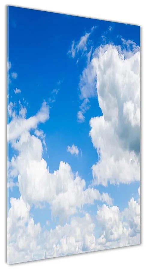 Wallmuralia Foto obraz akrylové sklo Mraky na nebi 50x100 cm