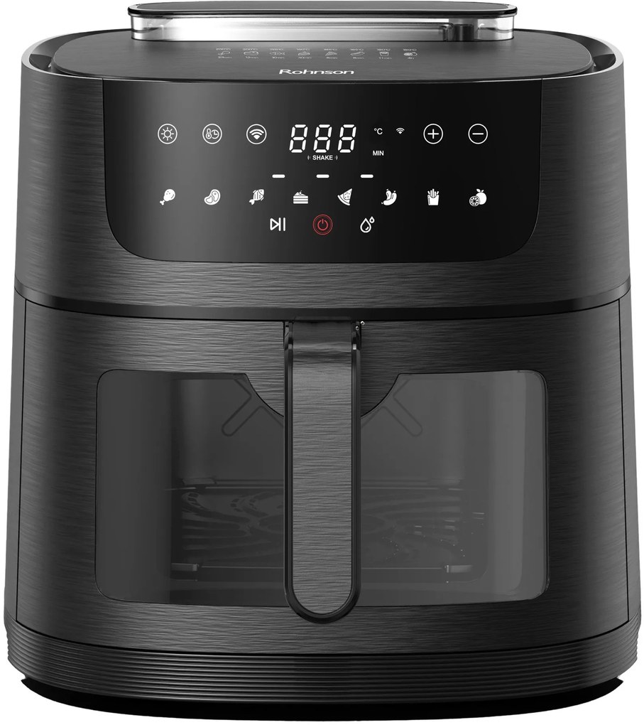 Horkovzdušná fritéza rohnson r-2858 smartchef xl 2 wi-fi - 8 l