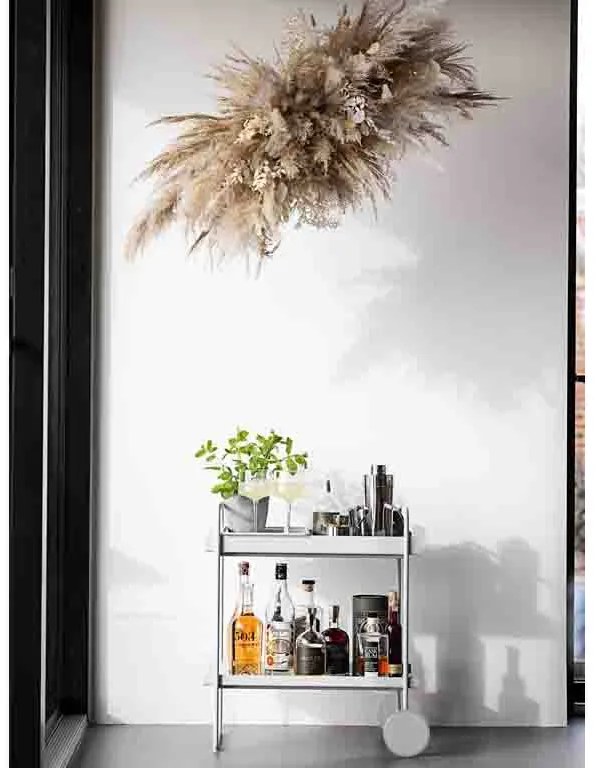 Zone Denmark Barový stolek na kolečkách A-Cocktail Soft Grey