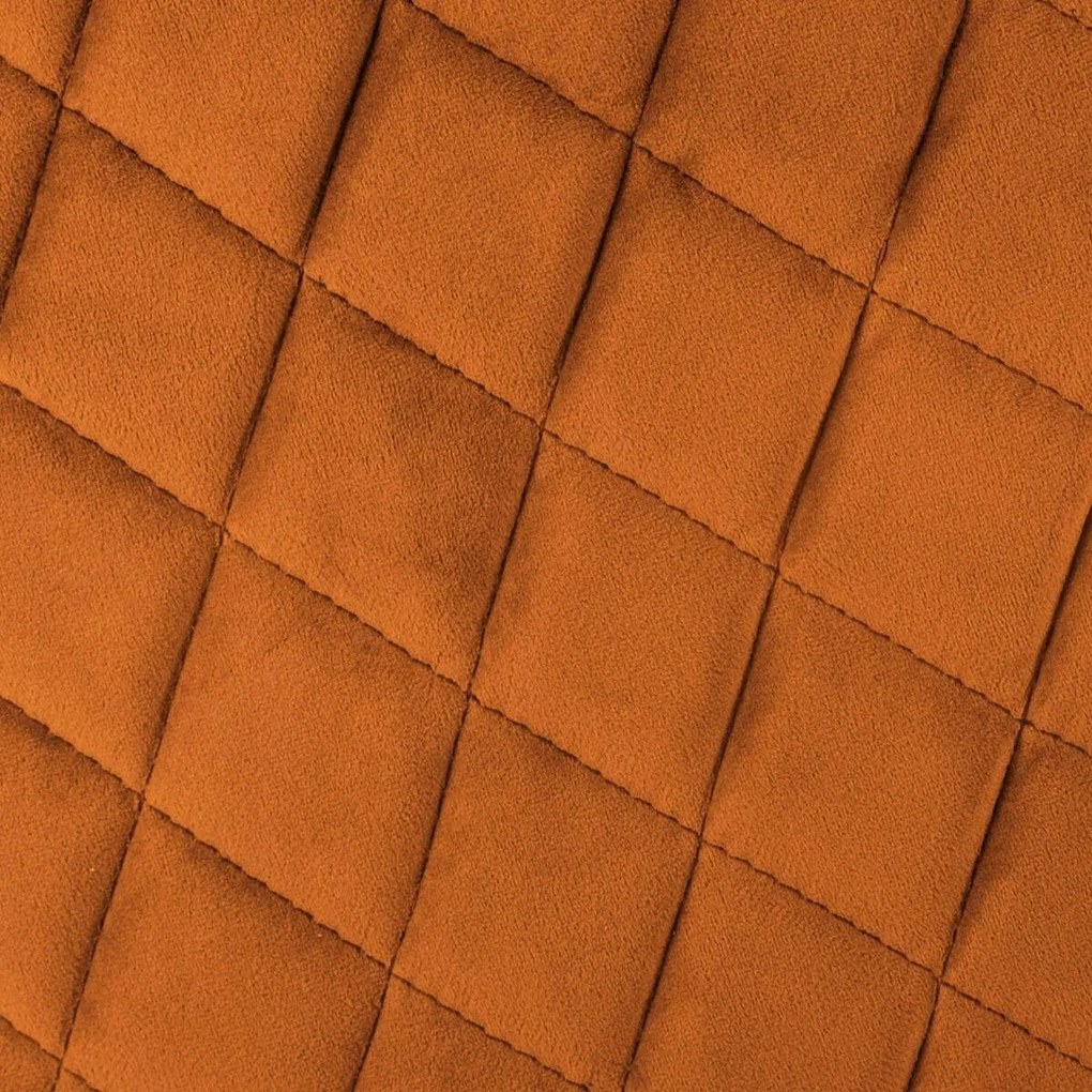 Sametové křeslo MARLO, glamour, oranžové