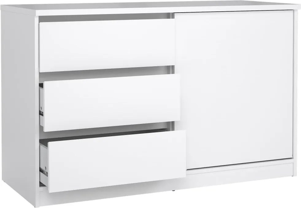 FALCO Komoda Simplicity 207 bílý lesk