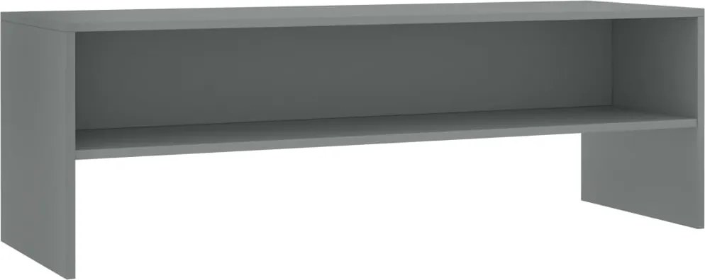 TV stolek - dřevotříska - šedý | 120x40x40 cm